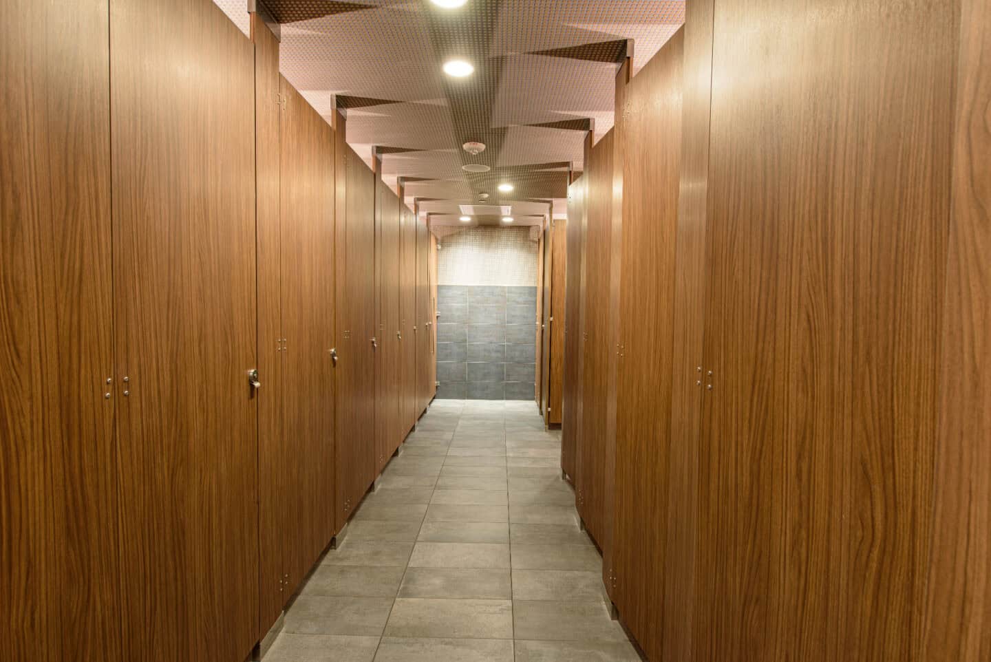 High Pressure Laminate Toilet Partitions | Ironwood Manufacturing