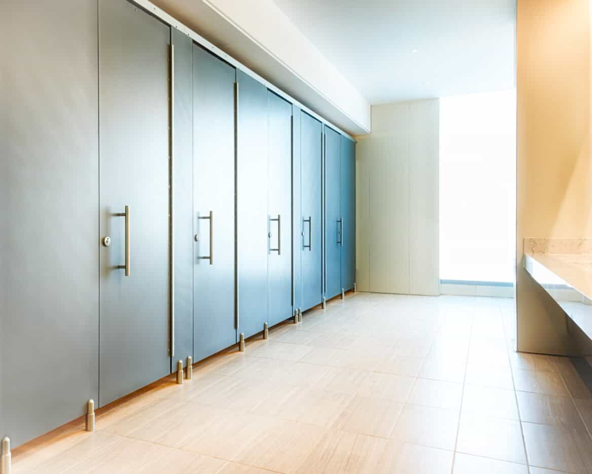 Solid Surface Toilet Partitions | Ironwood Manufacturing