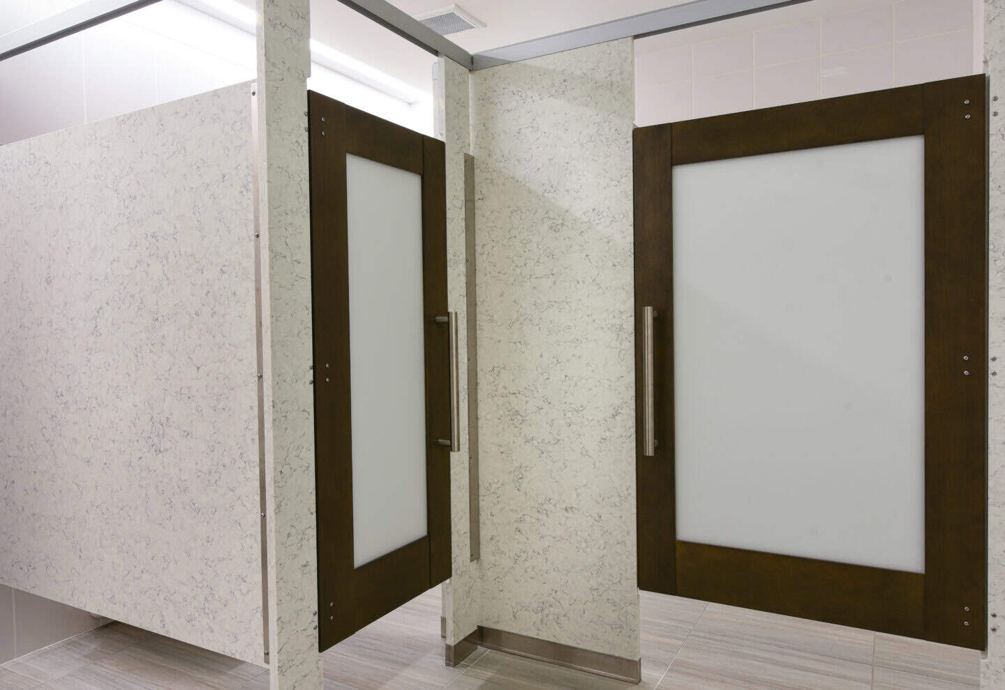 Engineered Stone Partitions - Ironwood Mfg