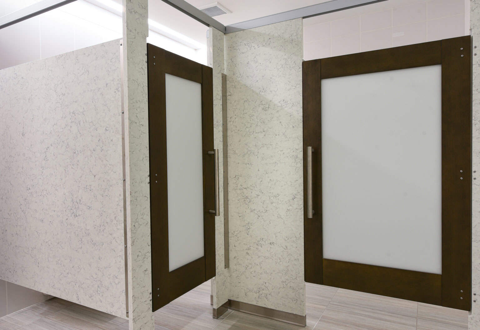 Engineered Stone Partitions - Ironwood Mfg