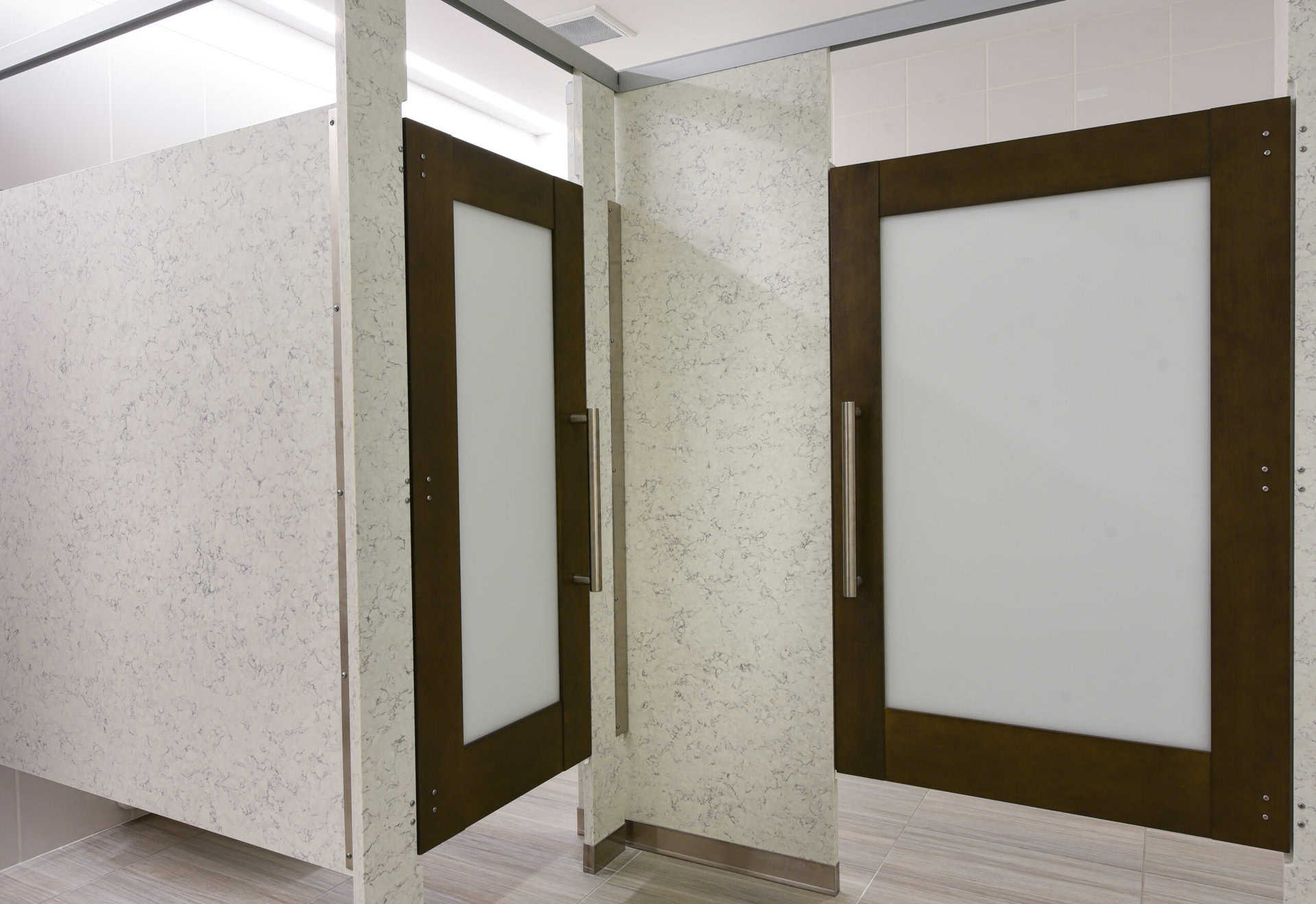 Engineered Stone Partitions - Ironwood Mfg